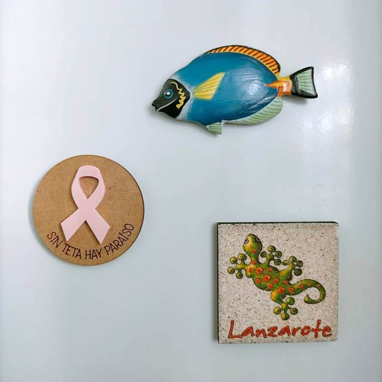 Personalizable con nombre asociación. Imán Nevera símbolo lazo color ...